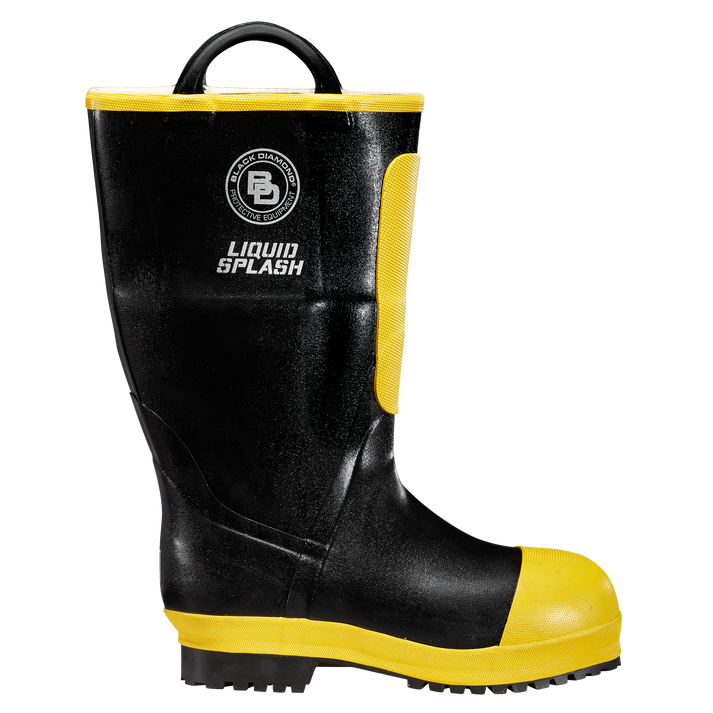 Rubber Firefighter Boot – Black Diamond