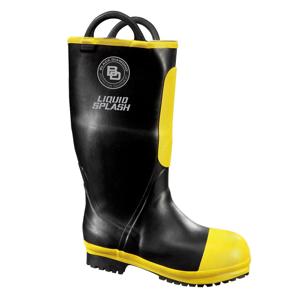 Rubber Firefighter Boot – Black Diamond